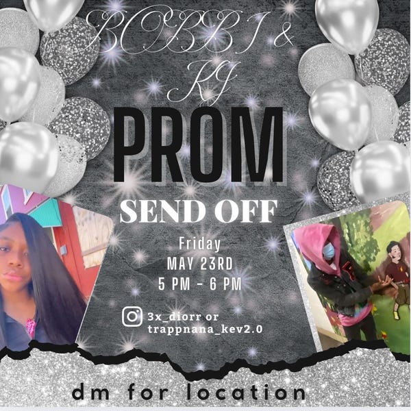 Prom Invitation, Prom Send off Flyer, Prom Invitation Flyer, Prom Flyer ...