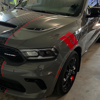 Reflective Wheel Hash Mark Decals for Dodge Charger 6 Highly Reflective ...