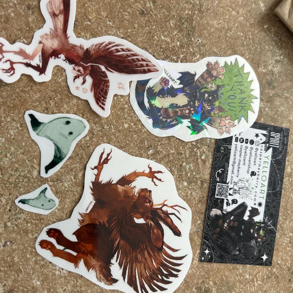 Cryptid Stickers - Etsy