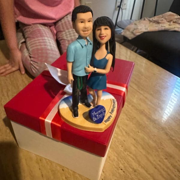 Lifelike Clay Portrait Model, Handcrafted Custom Figurine, Personal ...