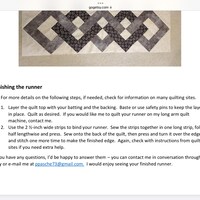 PDF Pattern for Interlocking Squares Table Runner DIGITAL - Etsy Canada
