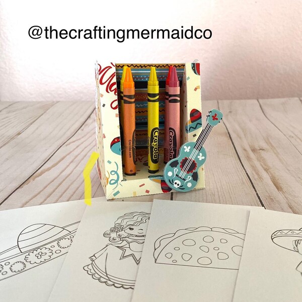 COLORS Box #3 Combo, Box Template SVG, PDF File, Assemble Video ...