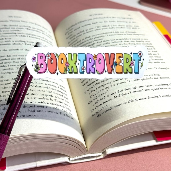 Booktrovert Svg Reading Png Bookish Book Lover Booktok Bookworm ...