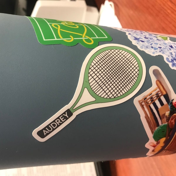 Custom Tennis Sticker | Custom Sport Sticker | Tennis Stickers | Team ...
