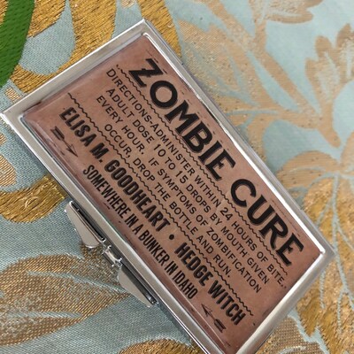 Zombie Cure, Pill Case, 7 Sections, Pill Container, 7 Day Pill Box, 7 ...