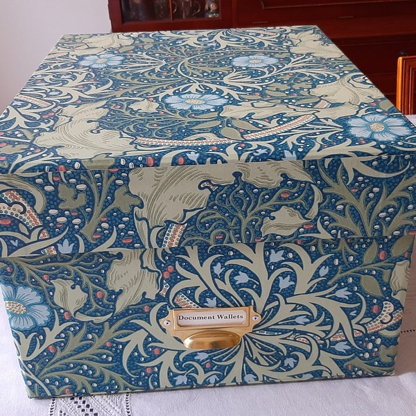 William Morris Large Handmade Storage Box - Etsy