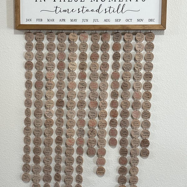 Employee Birthday Calendar, Workplace Decor, Workplace Sign, Boss Gift ...