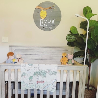 Mario Yoshi Custom Name Sign Circle Sign Nursery Decor - Etsy