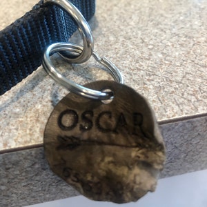 Quiet Dog Tag, Leather Dog Tag, Personalized Leather Dog Tag, Pet ...