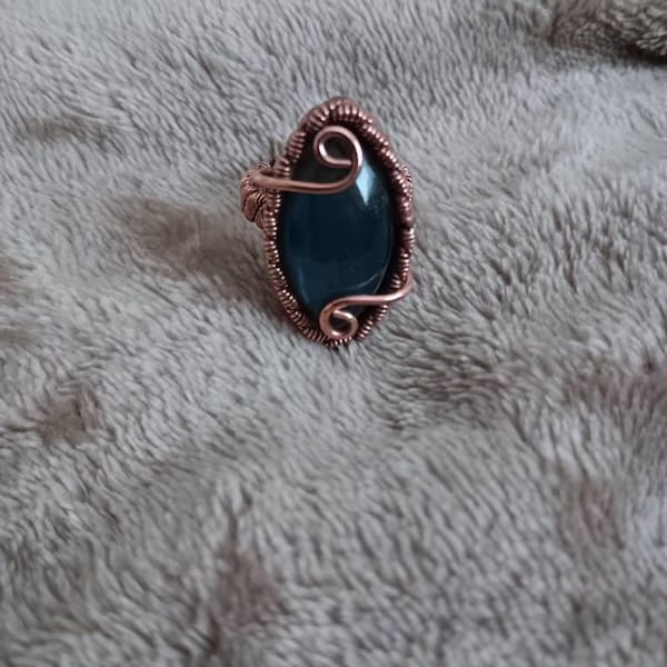 Kashmir Red Ruby Pendant Copper Wire Wrapped Gemstone Pendant Copper ...