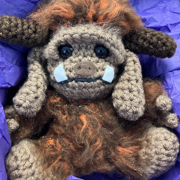 Made to Order! Crying Squonk Crochet Plush Cryptid, Stuffed Animal - Etsy