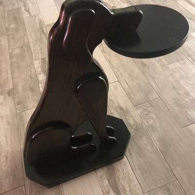 Labrador Dog Table, Handmade, Solid Wood, 28 Inches Tall - Etsy