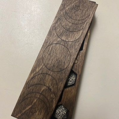 Dice Vault Moon Phase Dice Box Celestial Tabletop Gaming TTRPG RPG ...