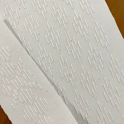 White Handmade Paper Sheets / Recycled Paper /printable Paper / Letter ...