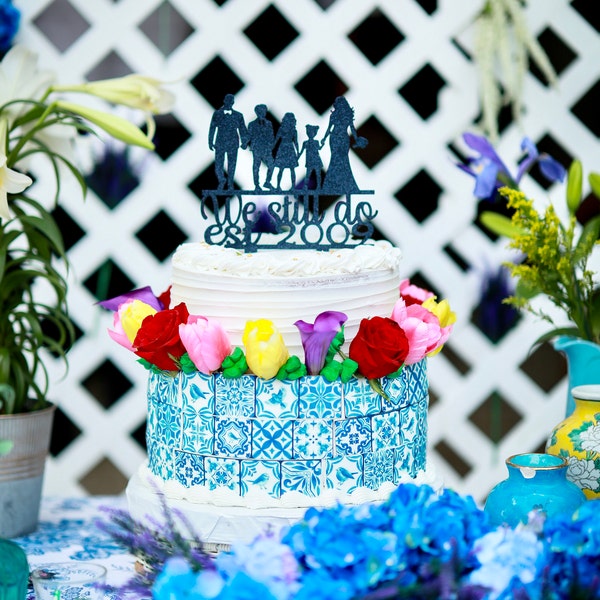 We Still Do Cake Topper, Anniversary Cake Topper, We Still Do Topper ...