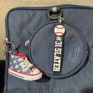 Baseball Personalized Keychain / Keyring / Bag Tag / Name Tag 3D ...