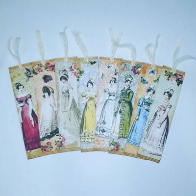 Jane Austen Bookmarks, Austen Strips, Regency Papers, Austen Scrapbook ...