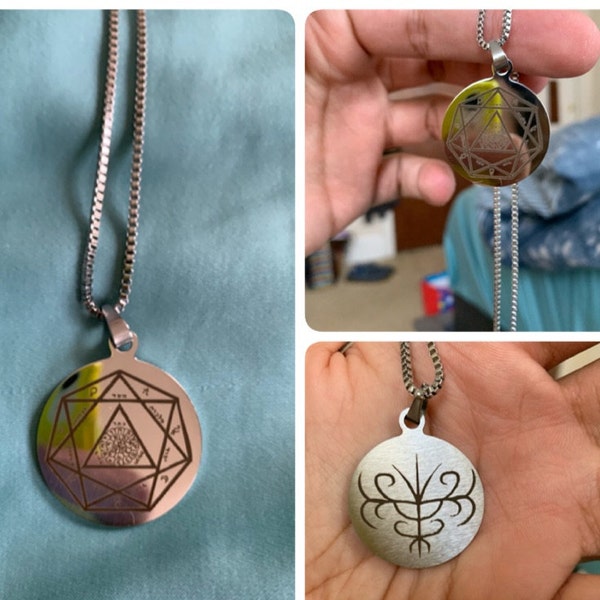 Alchemy Wisdom Necklace Amulet Witchcraft Talisman Wicca - Etsy
