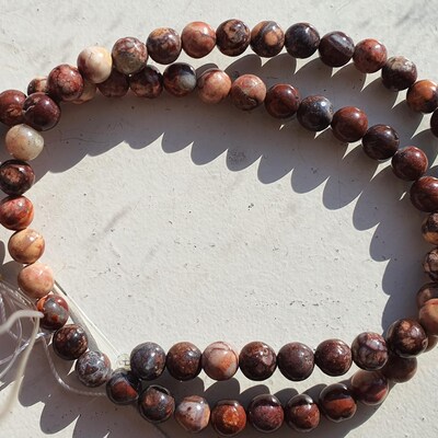 15.5 8mm/10mm/12mm Red Magnesite Round Beads, Red Gemstone Beads ,red ...