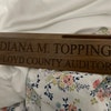 Desk Name Plate, Custom Name Wedge, Personalized Wood Desk Name ...