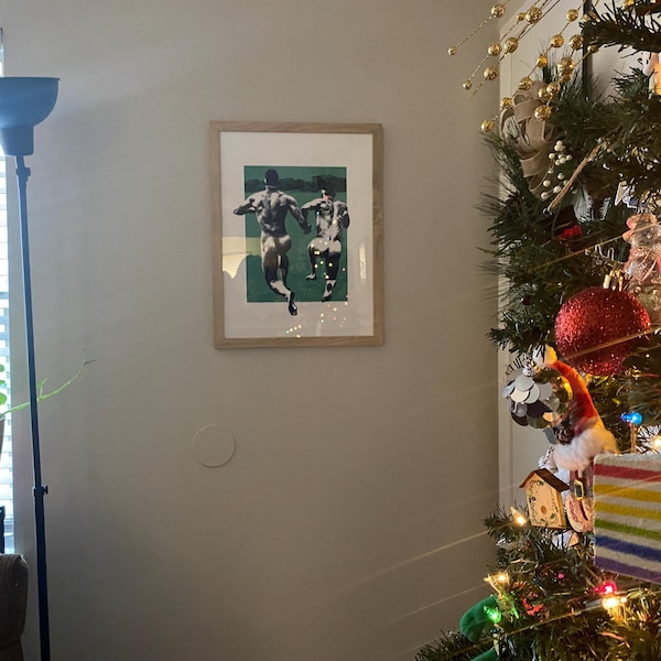 Colorful Male Body Art | Nude Male Poster as Digital Wall Art | Nude ...