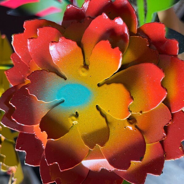 Metal Nopal Cactus Sculpture (mini) - Etsy