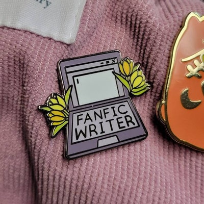 Fanfic Writer Pin, Fandom Enamel Pin, Anime Enamel Pin, Fanfic Writer ...
