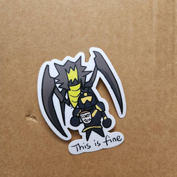 This is Fine Sticker, Meme Sticker, Bug Killer Sticker - Etsy