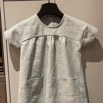 Girl and Baby PDF Sewing Patterns Drop Shoulder Dress Top Clothes ...