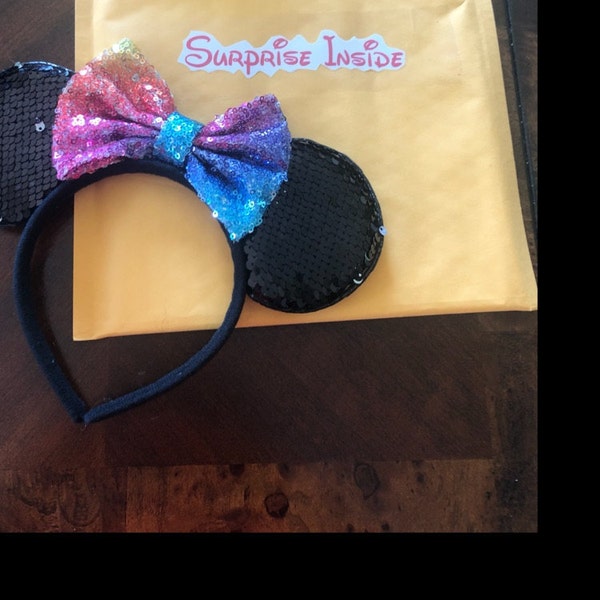 Red Mickey Minnie Mouse Ears, Rose Gold Ears, Halloween Mouse Ears ...