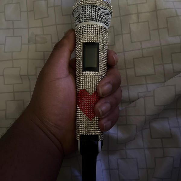 Eras Inspired Prop Fake Microphone - Concert Tour Costume Accessory ...