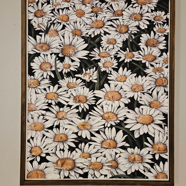 Sunflower Cat DIGITAL File for Printing. Black Cats in Sunflowers for ...