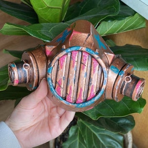 Enforcer Mask League of Legends Arcane - Etsy