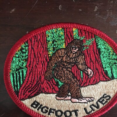 Bigfoot Patch Sasquatch, Forest, Bigfoot Lives 2.5 iron On - Etsy