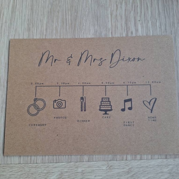 Personalised Scratch Card Wedding Favours Rustic Wedding - Etsy UK