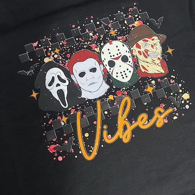 Horror Crew DTF Transfers Ready to Press, Direct to Film Transfer,, DTF ...