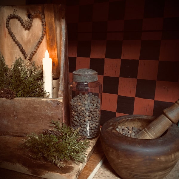 Primitive Persimmon & Acorn Garland - Etsy