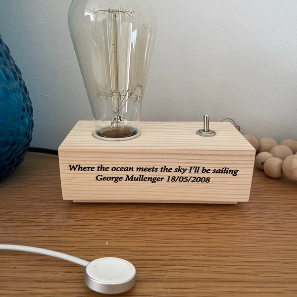 Walnut Wood Clock, Birch Plywood Clock, Unique Table Clock, Artisanal ...