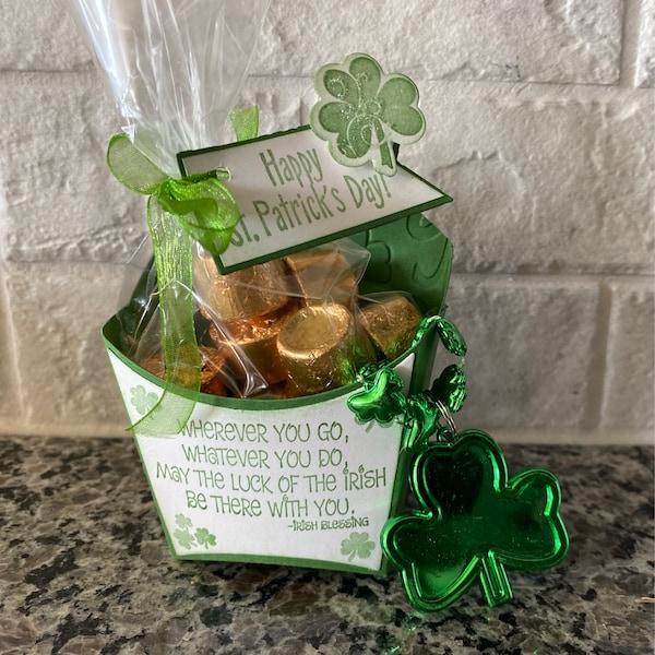 St. Patrick's Day Treat Box, Luck of the Irish Party Favor, St. Patrick ...