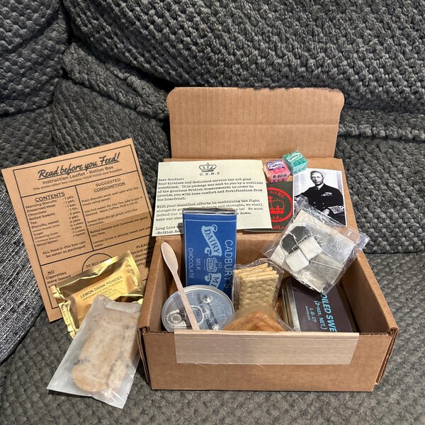 WW2 British Ration Tin of Boiled Sweets WWII Fruit Candy English WWII ...