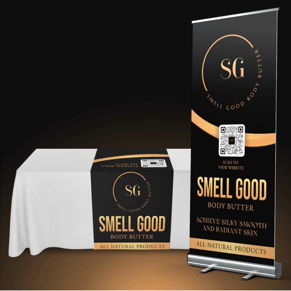 Custom Retractable Banner, Table Runner, Pop up Shop, Pop up Shop ...