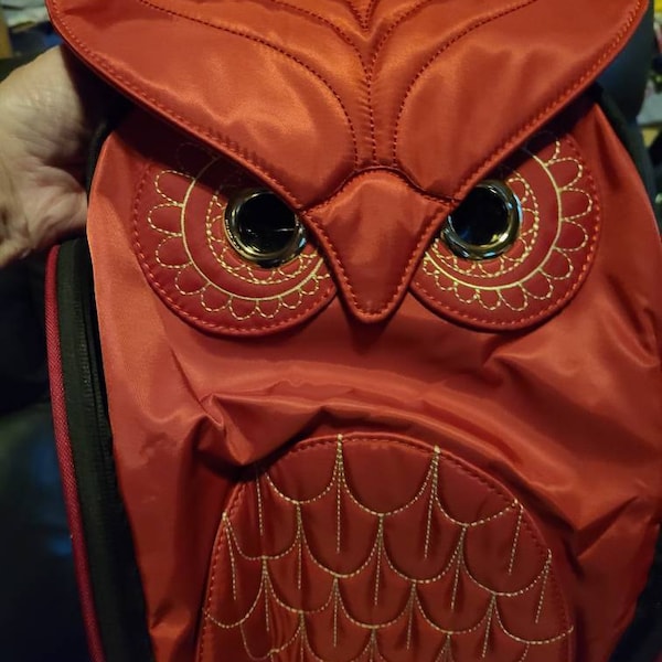 Owl Backpack - Water-repellent Design by Darling's - Medium Large - Etsy
