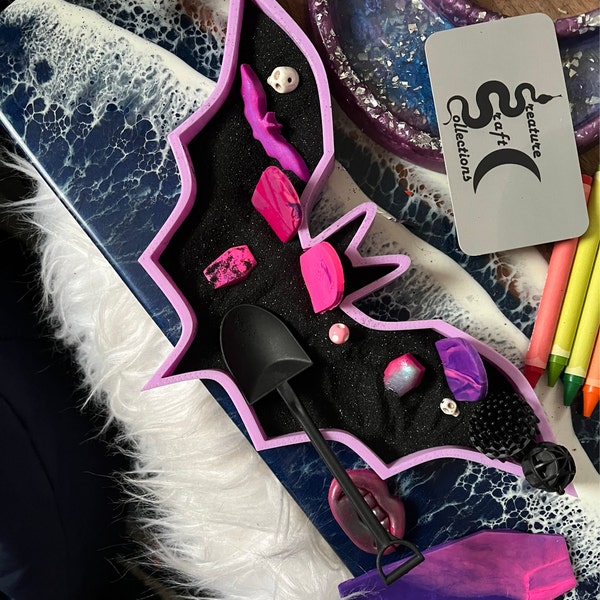 Pastel Goth Zen Garden | Girly Goth Zen Garden | Graveyard Fidget Toy ...