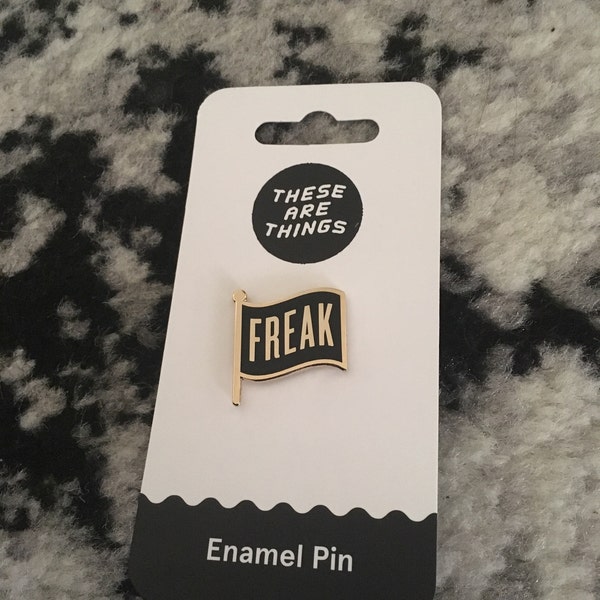 Freak Flag Enamel Pin - Etsy