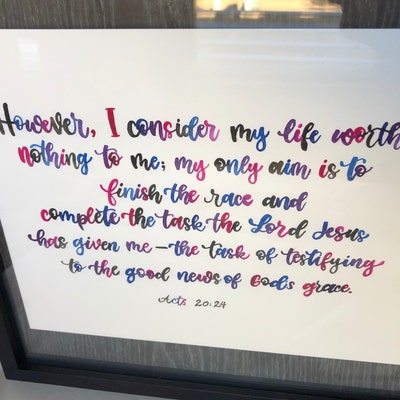 Calligraphy Sign, Brush Lettering, Custom Lettering, Custom Calligraphy ...