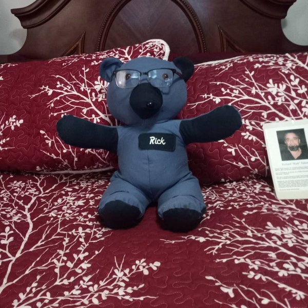 Memory Teddy Bear Keepsake Plush Sewing Pattern & VIDEO Tutorial ...