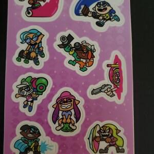 Super Smash Bros 6x4 Sticker Sheet 7 - Etsy