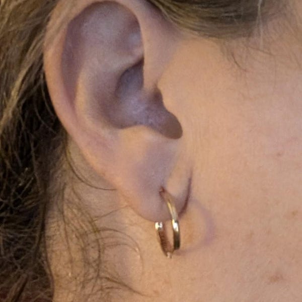 Everyday Gold Hoops, Straight Post Barbell Hoops, Everyday Gold ...