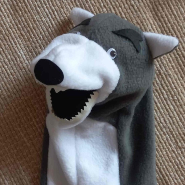 Wolf Puppet Sewing Pattern - Etsy