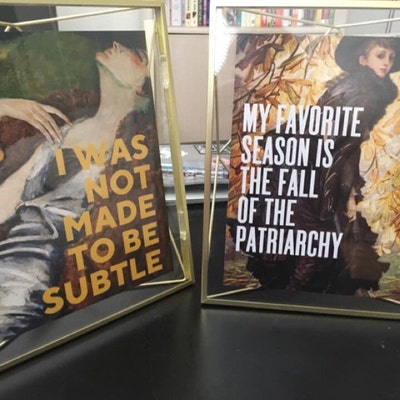 Printable Fall of the Patriarchy Quote Print, Feminist Art, Feminist ...